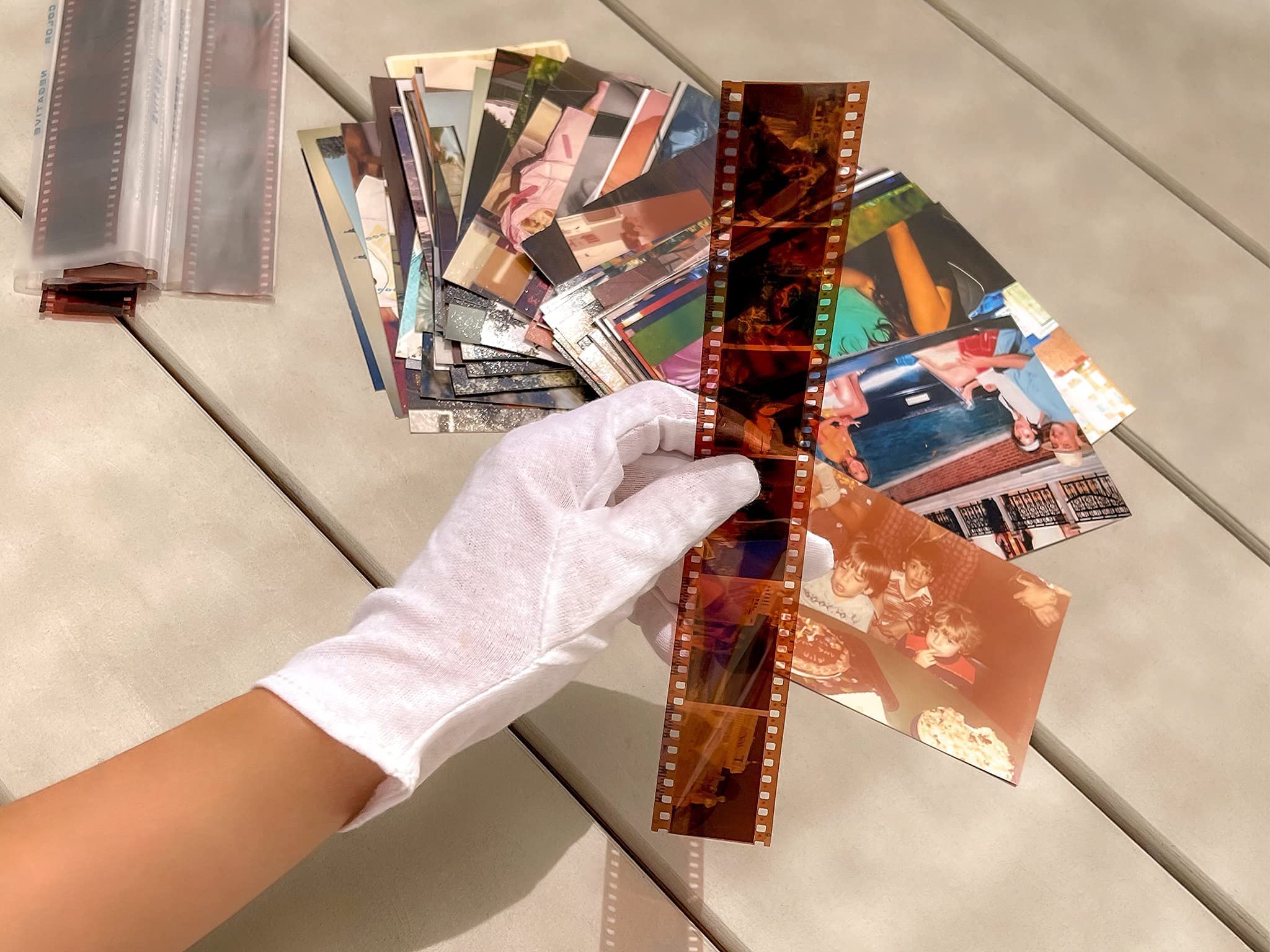 All-in-One Scanning Bundle for Slides & Negatives with Photo Tent, Light Pad, Phone Mount, Macro Lens, & Cotton Gloves