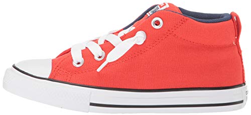 Converse Baby-Boy's Chuck Taylor All Star Street Moon Seasons Sneaker, Habanero Red/Navy/White, 3 M US Infant
