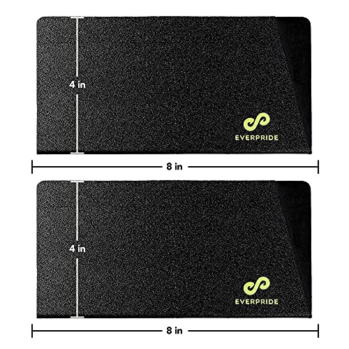 EVERPRIDE Butcher Chef Knife Edge Guards (2-Piece Set) Wide Knives Blade Edge Protectors - Meat Cleaver Knife Sheath Set - BPA-Free Chef Knife Covers Fits Blades Up To 8” x 4” – Knives Not Included