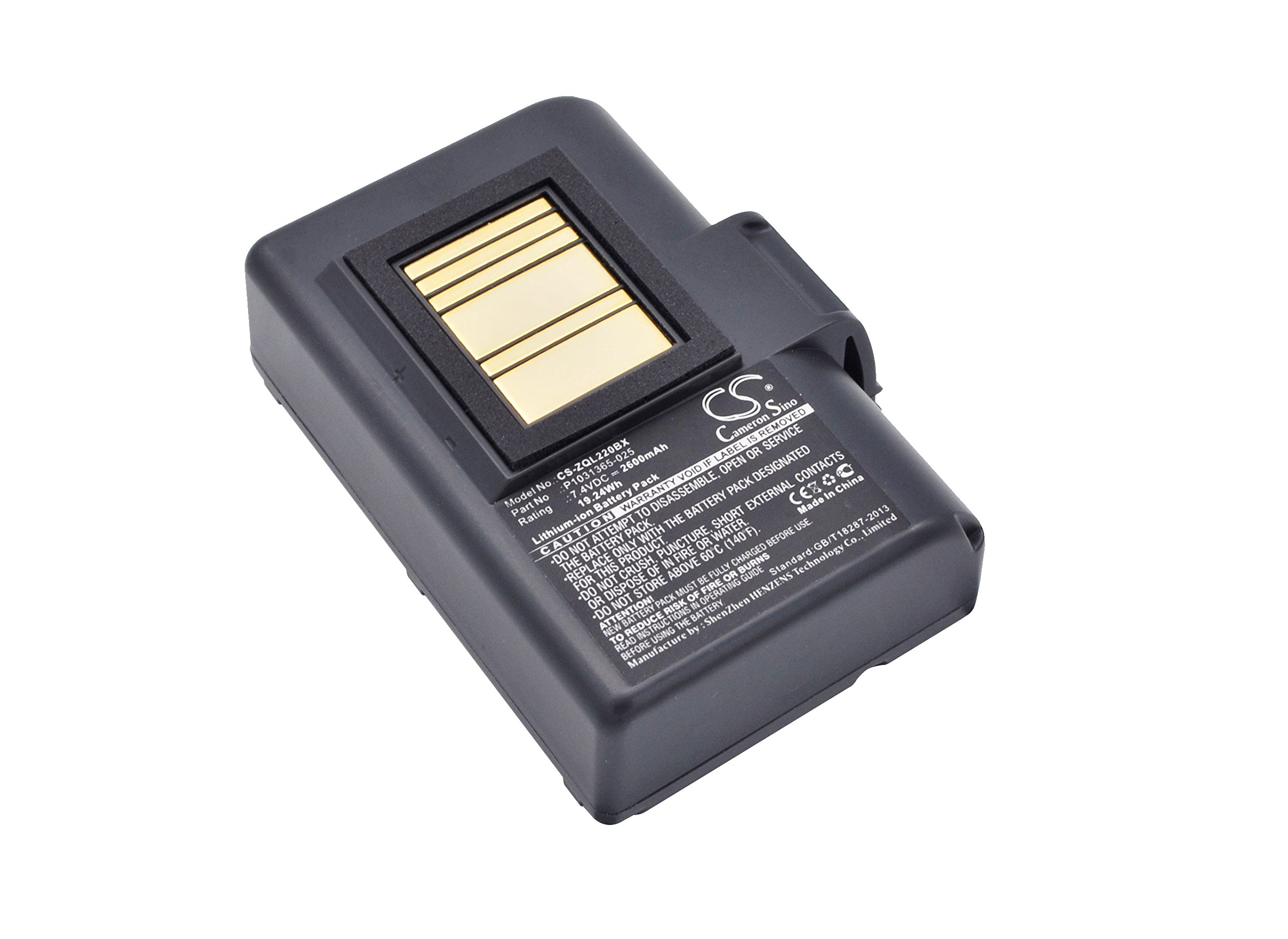 BCXY Replacement Battery for QLN220, QLN320, ZQ500, ZQ510, ZQ520 P1031365-059