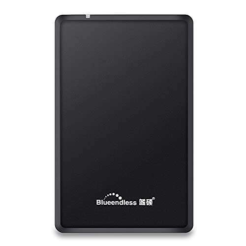 Blueendless Ultra Slim Portable External Hard Drive USB3.0 2.5" HDD Storage Compatible for PC, Desktop, Laptop (250GB)