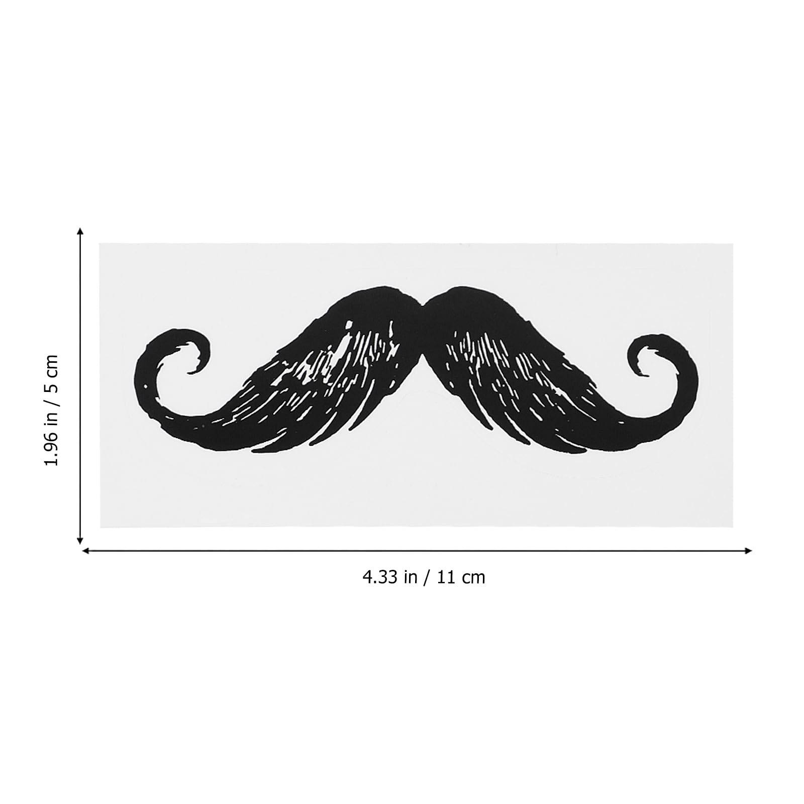 20pcs Mustache Wax Stickers Nose Hair Removal Waxing Mustache Protectors Mustache Guard Sticker For Mustache Cleaning Stickers Nose Wax Kit