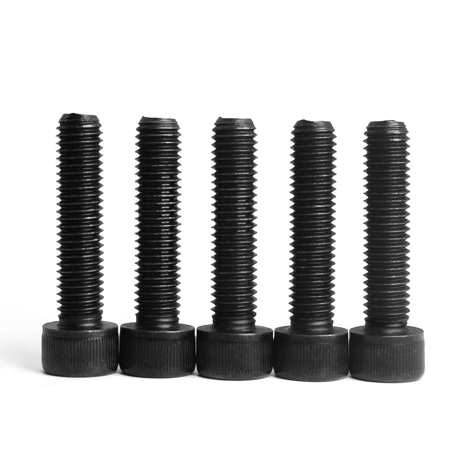 M3 x 20mm Socket Head Cap Screws Bolts 12.9 Grade Alloy Steel Metric Machine Hex Socket Screw, Black Oxide Finish, Fully Threaded, 50PCS