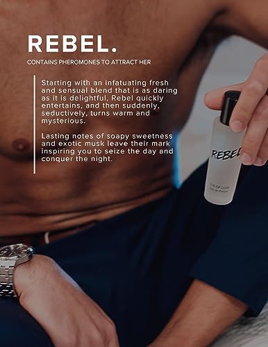 Eye of Love Rebel 30 mlPheromone Cologne for Men - Unlocks the captivating charm and confidence within you- Experience the power of pheromones