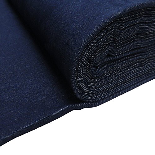 Denim Fabric, 62-64 Inches Wide, 100% Cotton, Over 100 Yards in Stock - 5 Yard Bolt - Indigo Denim