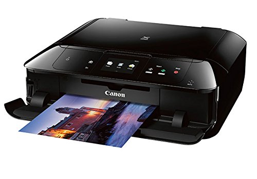 Canon Office Products MG7720 BK MG7720 Wireless All-in-One Printer with Scanner and Copier: Mobile and Tablet Printing, with Airprint(TM) and Google Cloud Print Compatible, Black, Works with Alexa