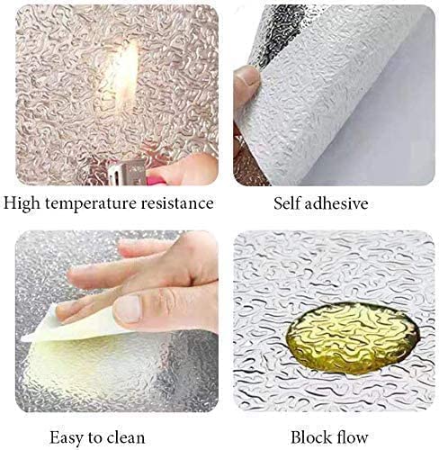 24 in X 118 in Kitchen Backsplash Stick Wallpaper Used for Kitchen Countertop Drawer Dresser