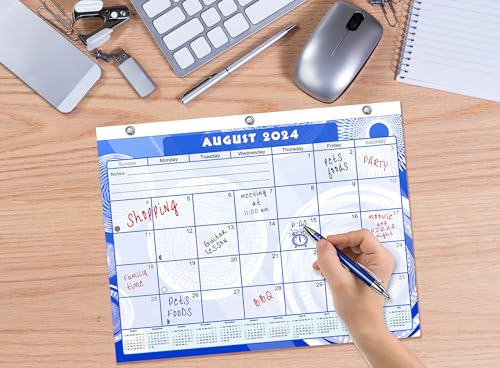 2024-2025 Academic Year 12 Months Student Calendar/Planner for 3-Ring Binder, Desk or Wall (Edition #013)