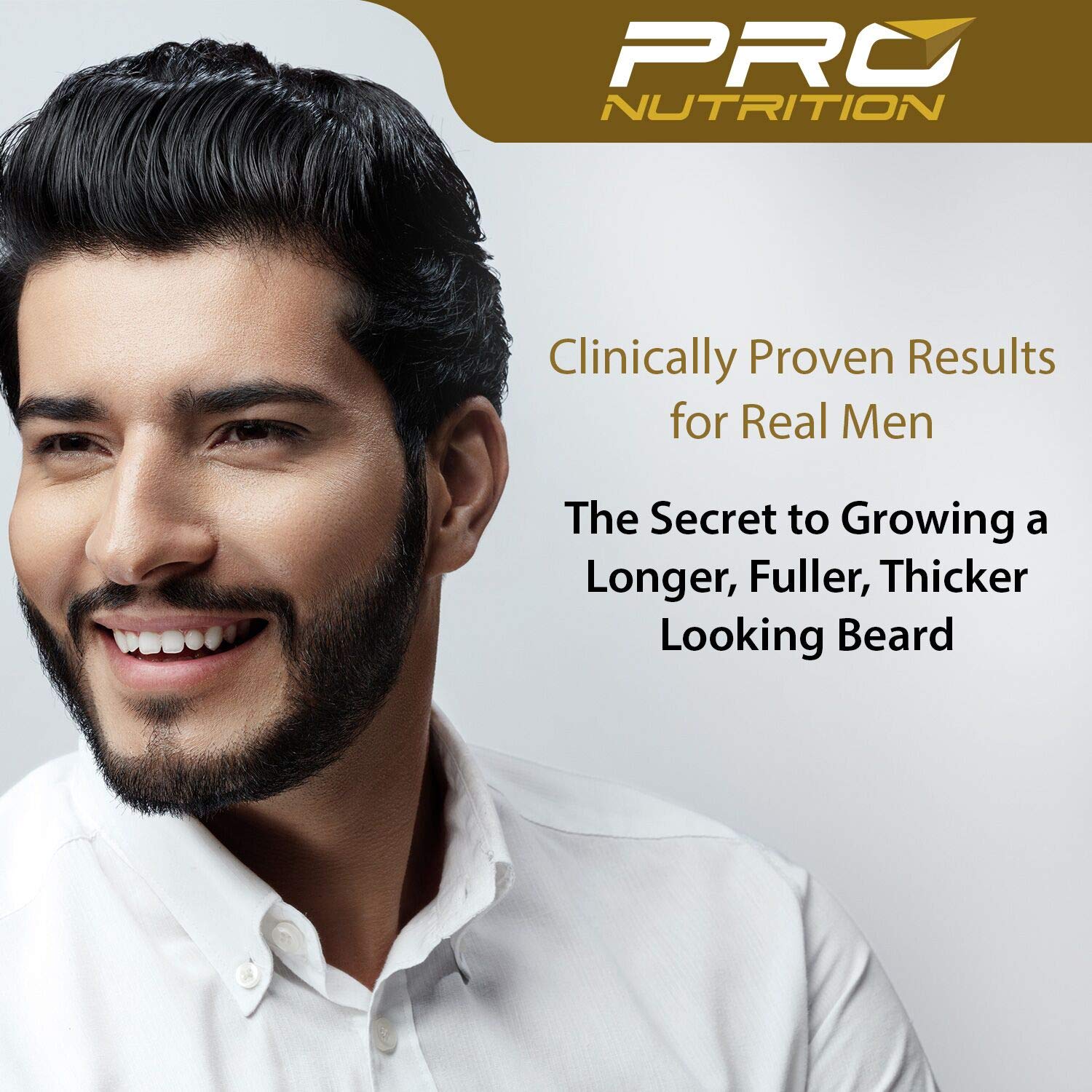 Beard Growth Serum- Stimulates & Repairs New Follicle Growth. Grow Stronger, Thicker, Fuller, Longer, Healthier Beard & Mustache Hair.