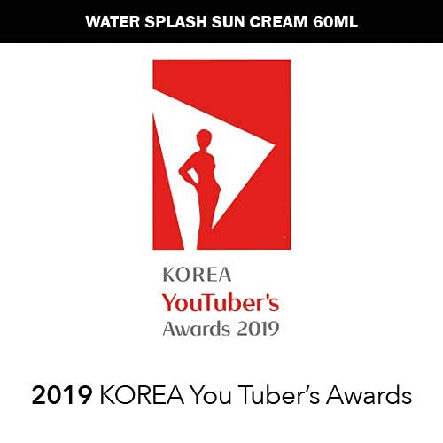 ESPOIR Water Splash Sun Cream Original 60ml SPF50+PA+++ | Water Droplet-Bursting Moisture Bomb Sunscreen For a Refreshing Feeling Up While Keeping the Moisture | Korean Makeup