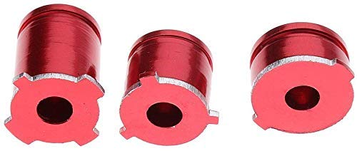 Alloy Metal 9mm Bullet Buttons Mod Kit ABXY & Guide Button for Xbox One xboxone Controller (Red)