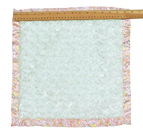Bearington Baby Small Swirly Security Blankie, 16" x 16"