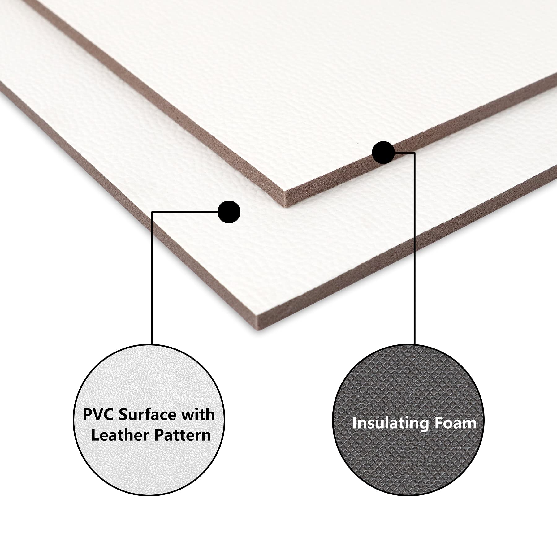 BJADE'S Window Air Conditioner Side Insulation Foam Panels,Summer and Winter AC Insulating for Indoor Window AC Unit