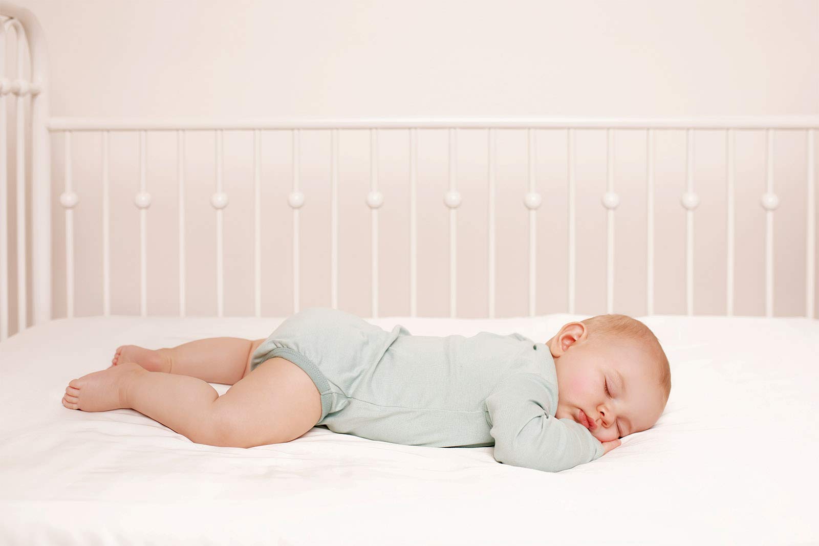 Crib Fitted Sheet by Pure Bamboo, Genuine 100% Organic Viscose Derived from Bamboo, Luxuriously Soft, Ultimate Cooling, Fits Standard Size Crib Mattress (Sea Glass)