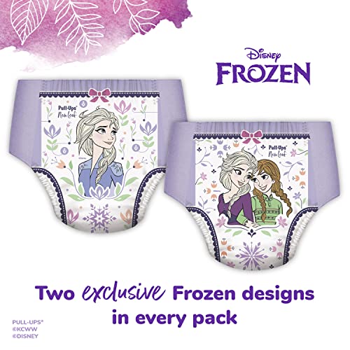 Pull-Ups New Leaf Girls' Disney Frozen Potty Training Pants, 4T-5T (38-50 lbs), 99 Ct (3 packs of 33), Packaging May Vary