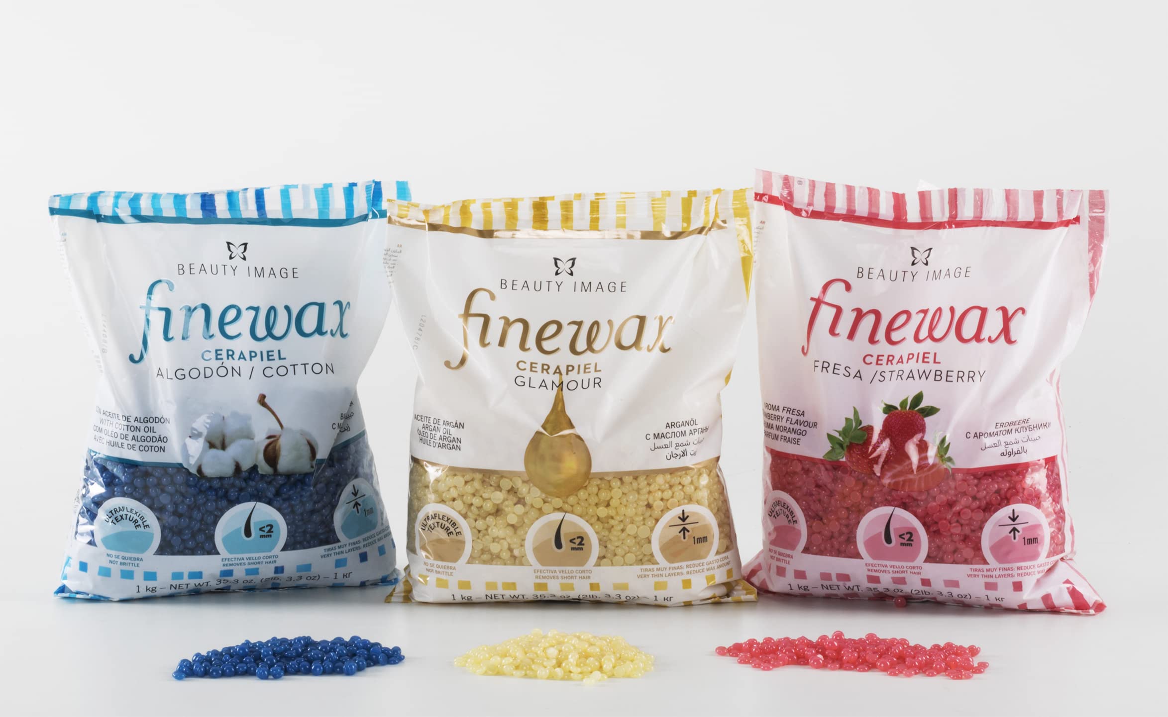 Beauty Image Cotton Hot Wax Finewax 1Kg