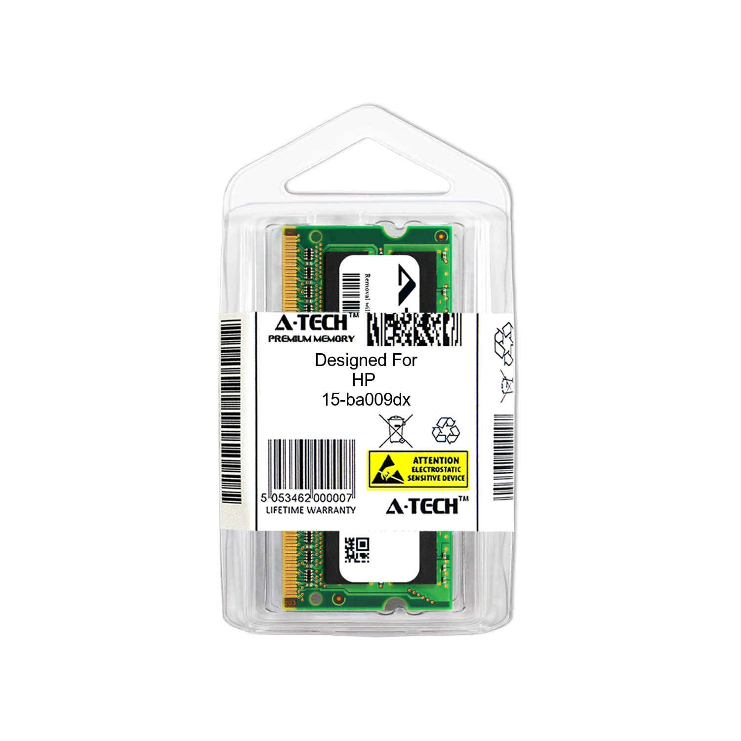 A-Tech 8GB Module for HP 15-ba009dx Laptop & Notebook Compatible DDR3/DDR3L PC3-12800 1600Mhz Memory Ram (ATMS374768B12351X1)
