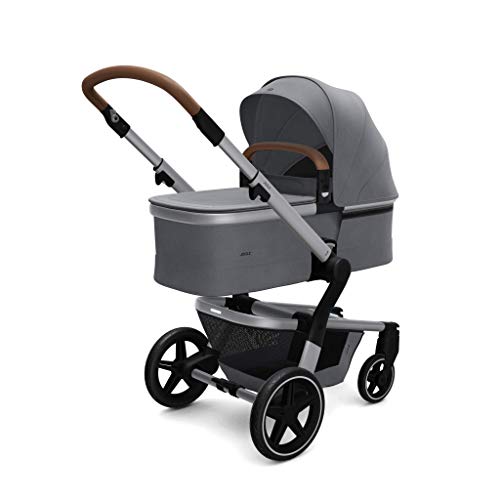 Joolz Hub+ - Carrycot - Accessory for Stroller - Ergonomic and Spacious - Comfortable Design - Optimal Protection - Extended Sunhood - from Birth to 6 Months - Gorgeous Grey