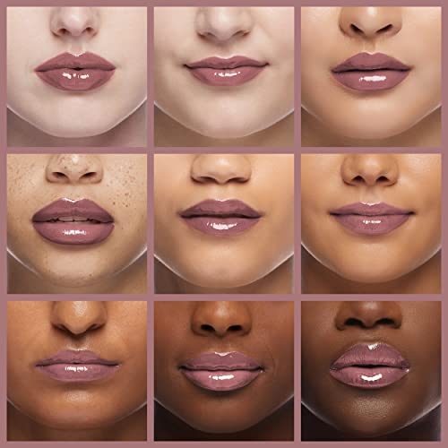 butter LONDON Plush Rush Plumping Lip Gloss, Ultra-Shine & Hydrating, Improves Lip Texture, Cruelty Free, Late Night