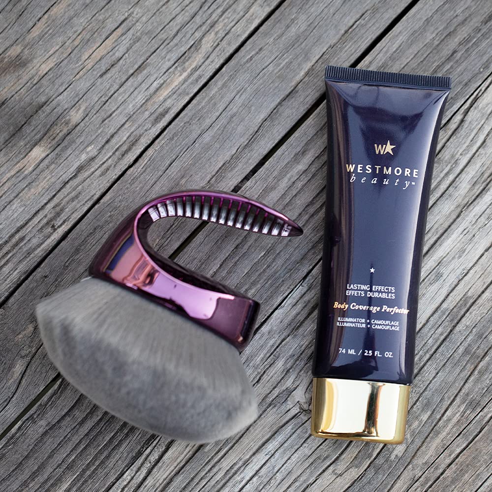 Westmore Beauty Blend & Blur Body Brush - Kabuki Brush For Body, Tanning Brush, Self Tanner Brush, Large Makeup Brush Kabuki Foundation Brush, Self Tan Brush, Body Makeup Brush, Bronzing Brush