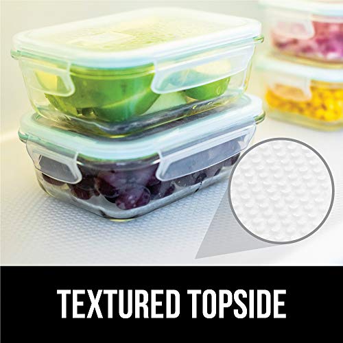 Gorilla Grip Refrigerator Shelf Liner, Large Waterproof Roll, Non Adhesive, Trim to Fit, Easy Clean, 59 Inch x 17.7 Inches,Durable Kitchen Fridge Mat Pad for Fruit and Vegetable Drawers, Fridges