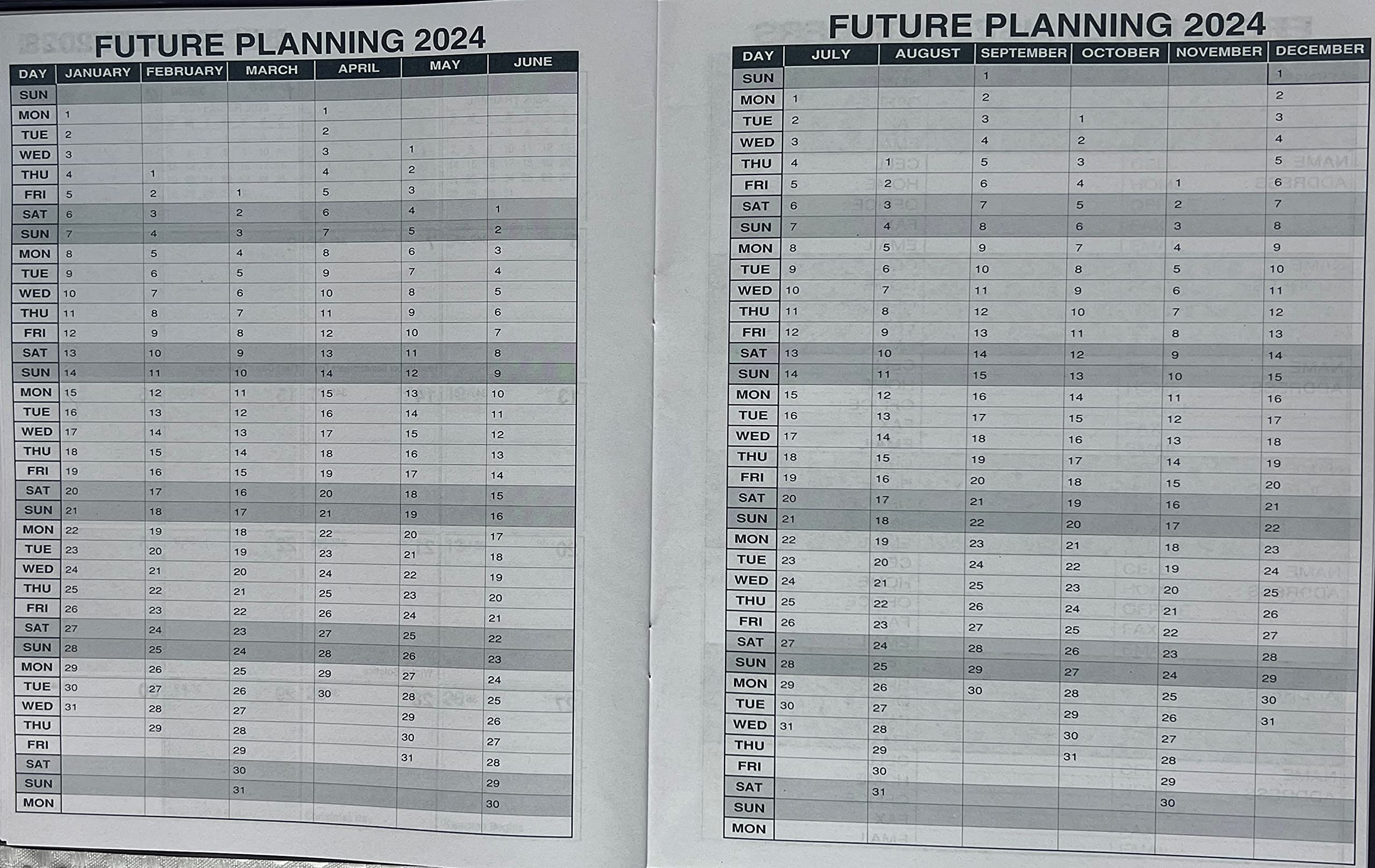 2023 Monthly Planner Thin Calendar Agenda Appointment Book 5x8 (8x10” Opened) (Burgundy Maroon)