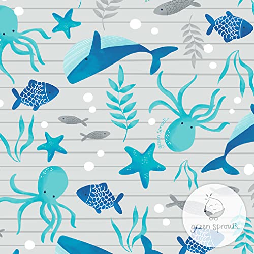 i Play Boys Reusable Absorbent Baby Swim Diapers Gray Undersea 4T