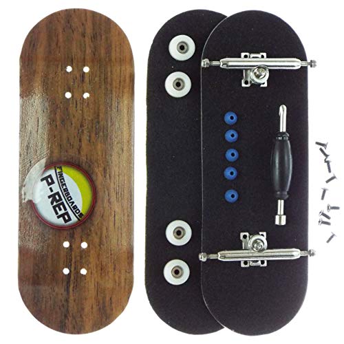 P-REP Ebony - Solid Performance Complete Wooden Fingerboard (Chromite, 34mm x 97mm)