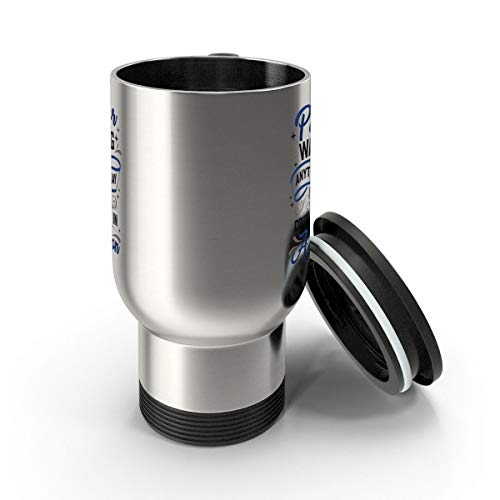 Funny Pastor Cup - Warning I Might Put You in a Sermon - 14oz Coffee, Tea Travel Mug