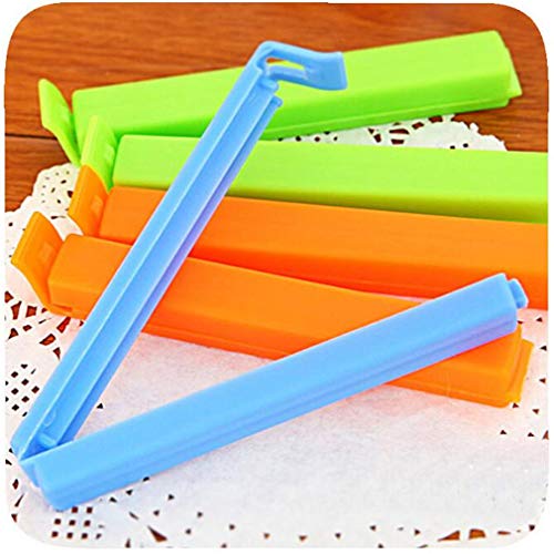 Meoliny 6 Pcs Food Bag Clip Kitchen Storage Snack Organization Clip Sealing Clamp Home Supplies