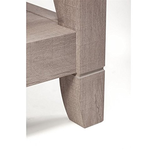 Bush Furniture Key West Secretary Desk With 5 Shelf Bookcase, Bing Cherry