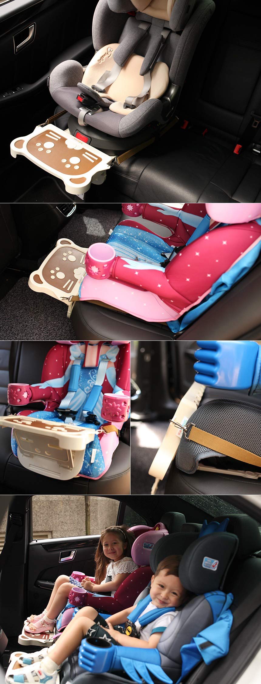 Beberoot Kids Car Seat Foot Rest - Protect Your Kids Knees with Footrest