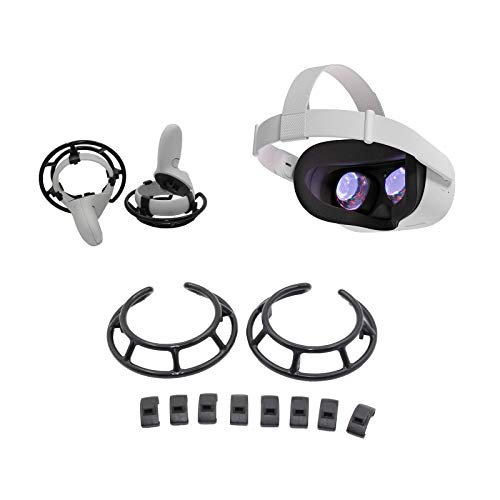2X VR ABS Shock-Resistant Controller Grip Protective for Quest 2