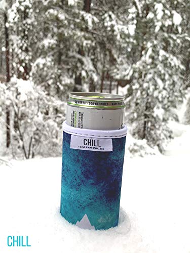 Chill Slim Can Insulators For White Claw - Relax And Enjoy With Our Can Cooler For Tall Skinny Cans Energy Drinks And Beer Bottles - Fits Truly Michelob Ultra Bud Light Seltzer 12 Oz Slim Cans