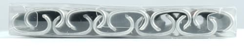 Kamsin 16 Gauge C-Type Hog Ring Staples, 1,000 PCS, Galvanized Steel, 1/2" (12.5mm) Inner Crown, 5/8" (16.9mm) Outside Crown for Pneumatic Hog Ring Gun in Cages Building or Fastening
