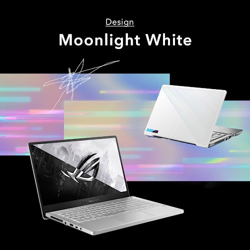 ASUS 2022 ROG Zephyrus G14 14" FHD 144Hz Gaming Laptop, AMD Ryzen 7-5800HS, 40GB RAM, 2TB PCIe SSD, NVIDIA GeForce RTX 3060 6G Graphics, Backlit Keyboard, Win 11 Pro, White, 32GB USB Card