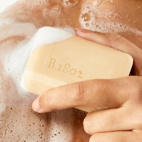 Beekman 1802 Goat Milk Body Soap Bar, Fig Leaf - Scented - 9 oz - Nourishes, Moisturizes & Hydrates - 100% Vegetable Soap with Lactic Acid - Good for Sensitive Skin - Cruelty Free