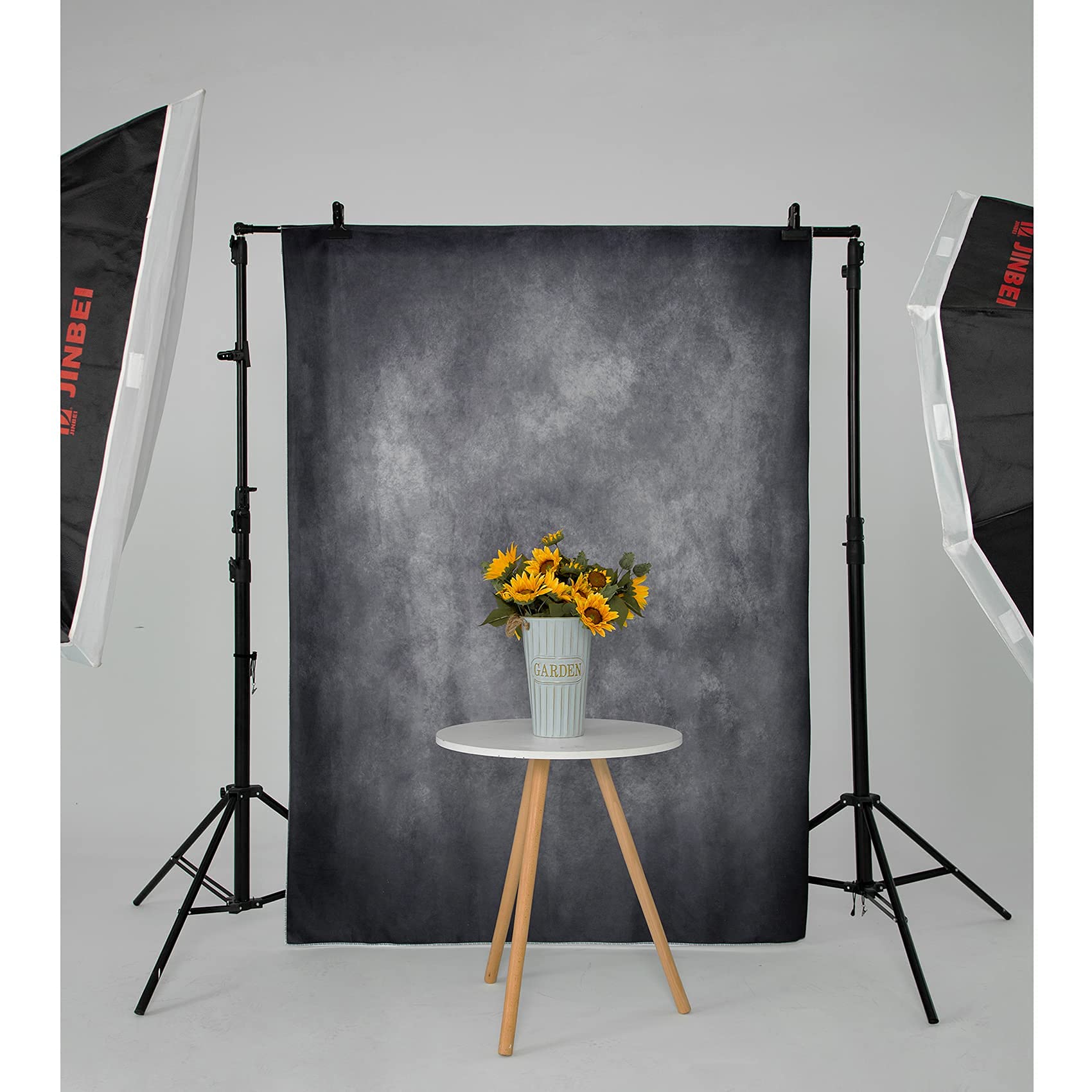Kate 5x7ft/1.5x2.2m Dark Backdrop Black Abtract Texture Portrait Photo Backgrounds Photography Studio Props