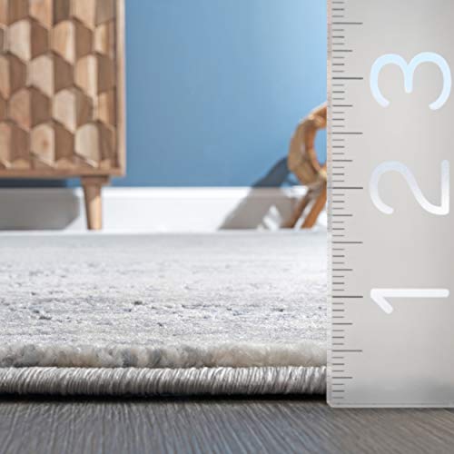 nuLOOM Twilight Tribal Distressed Area Rug, 9' x 12', Silver
