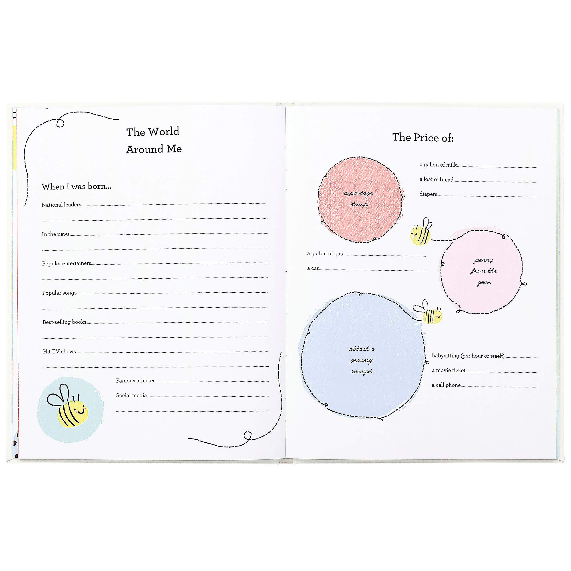 C.R. Gibson B248-22583 Baby Book with Gift Box, "Hello Baby" Gender Neutral, 8.75'' W x 11.25'' H