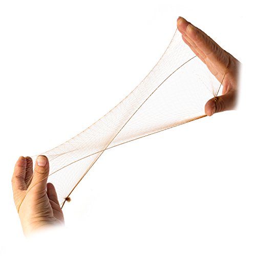 Deoot 10 Pcs Invisible Hair Nets Elastic Edge Mesh for Women Bun,Light Coffee