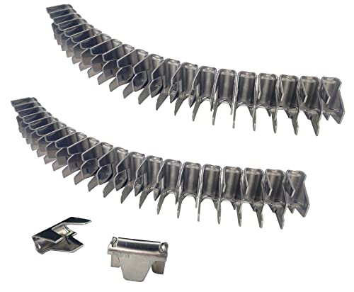 22 Inch Sofa Seat Replacement Coils with 25' Spring Wire, 40 Stay Clips & 8 Upholstery Clips Repair Kit