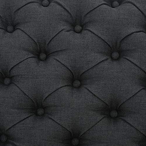 Christopher Knight Home Hikaru Fabric Storage Ottoman, Dark Grey Dimensions: 20.50”D x 51.00”W x 17.00”H