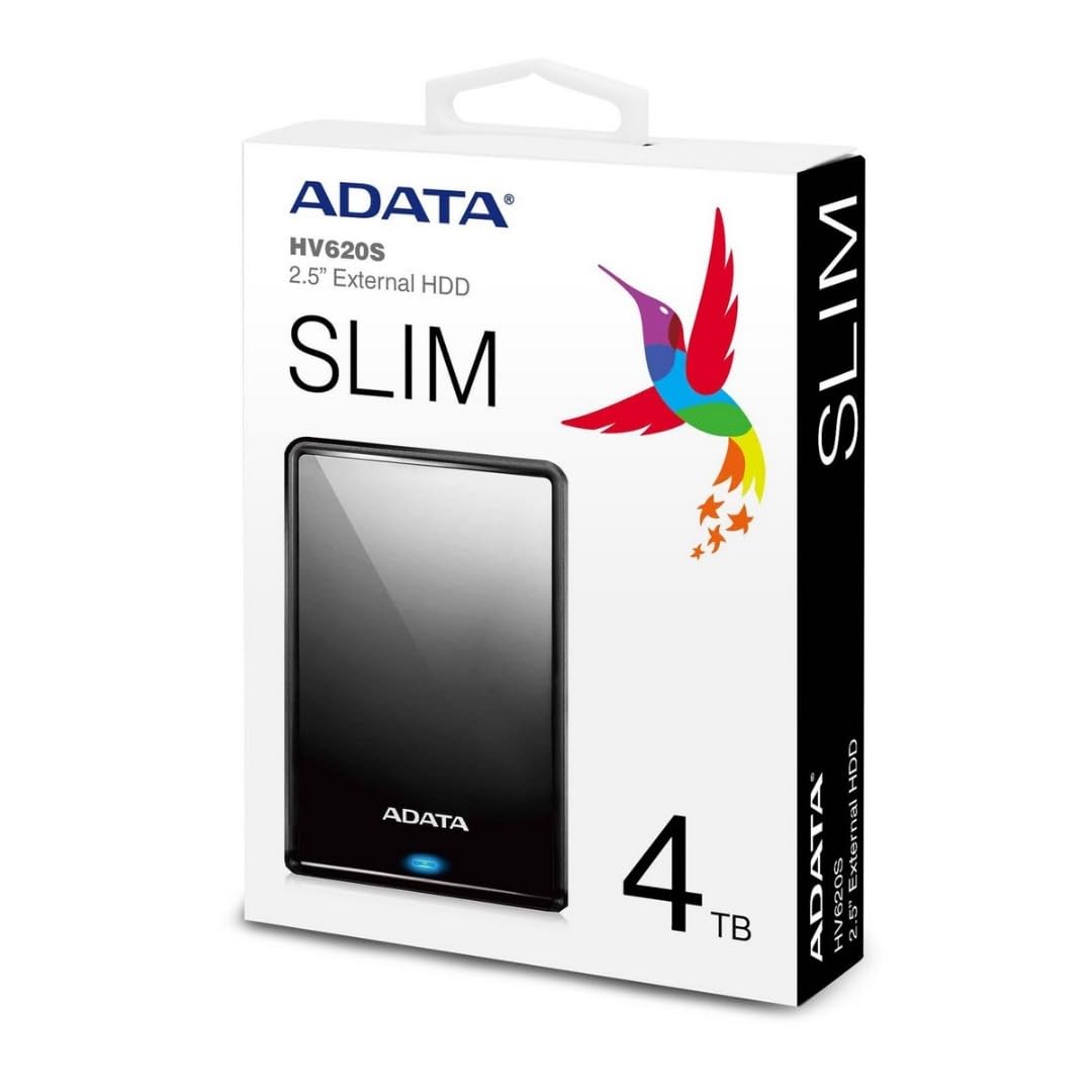 ADATA HV620S External Hard Drive(AHV620S-4TU31-CBK)