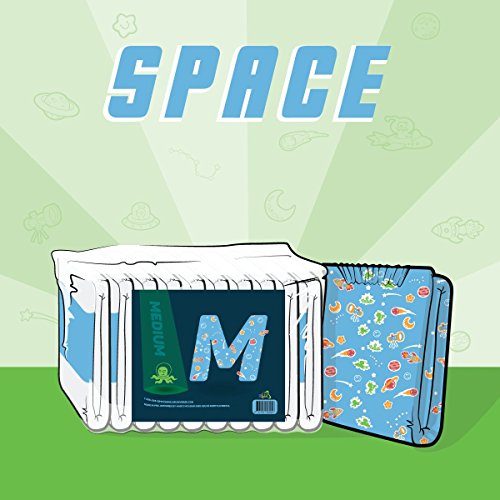 ABUniverse Space Diapers- Pack of 10 (Large)