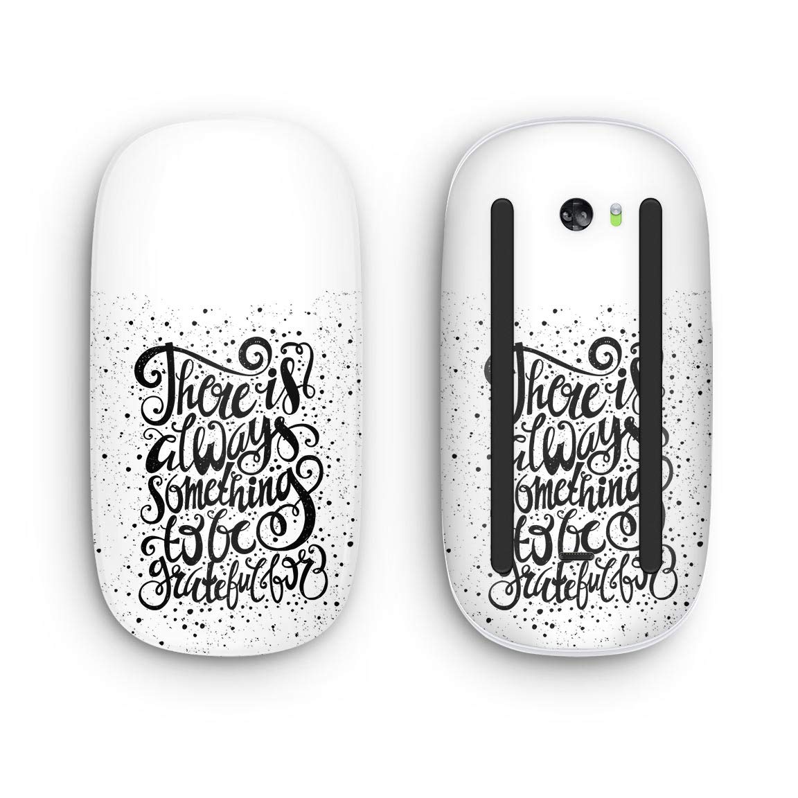 Design Skinz There is Always Something to Be Grateful Compatible with Vinyl Decal Compatible with The Apple Magic Mouse 2 (Wireless, Rechargable) with Multi-Touch Surface