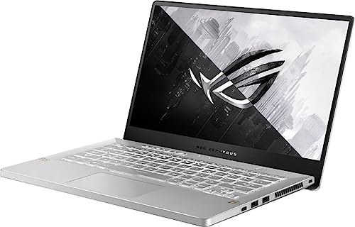 ASUS ROG Zephyrus Gaming Laptop 2023 Newest, 14" FHD 144Hz Display, AMD Ryzen 7 5800HS, NVIDIA GeForce RTX 3060 Graphics, 16GB RAM, 512GB SSD, Wifi6, Bluetooth, Windows 11 Home, Moonlight White