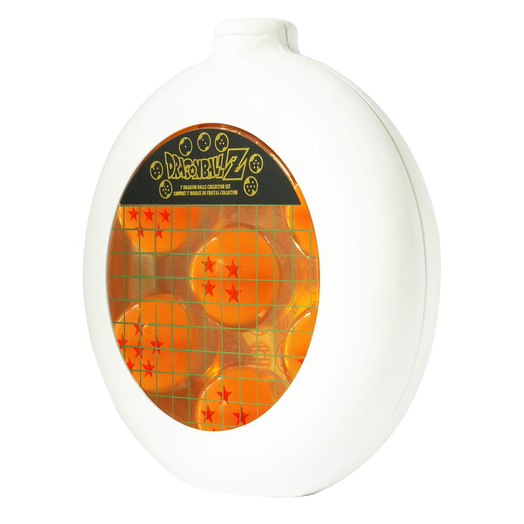 ABYSTYLE Studio Dragon Ball Z Collectible Dragon Radar Tin Includes 7 Acrylic Resin Crystal Ball Replicas, Each Measuring 2" Across DBZ Anime Manga Collectibles Gift