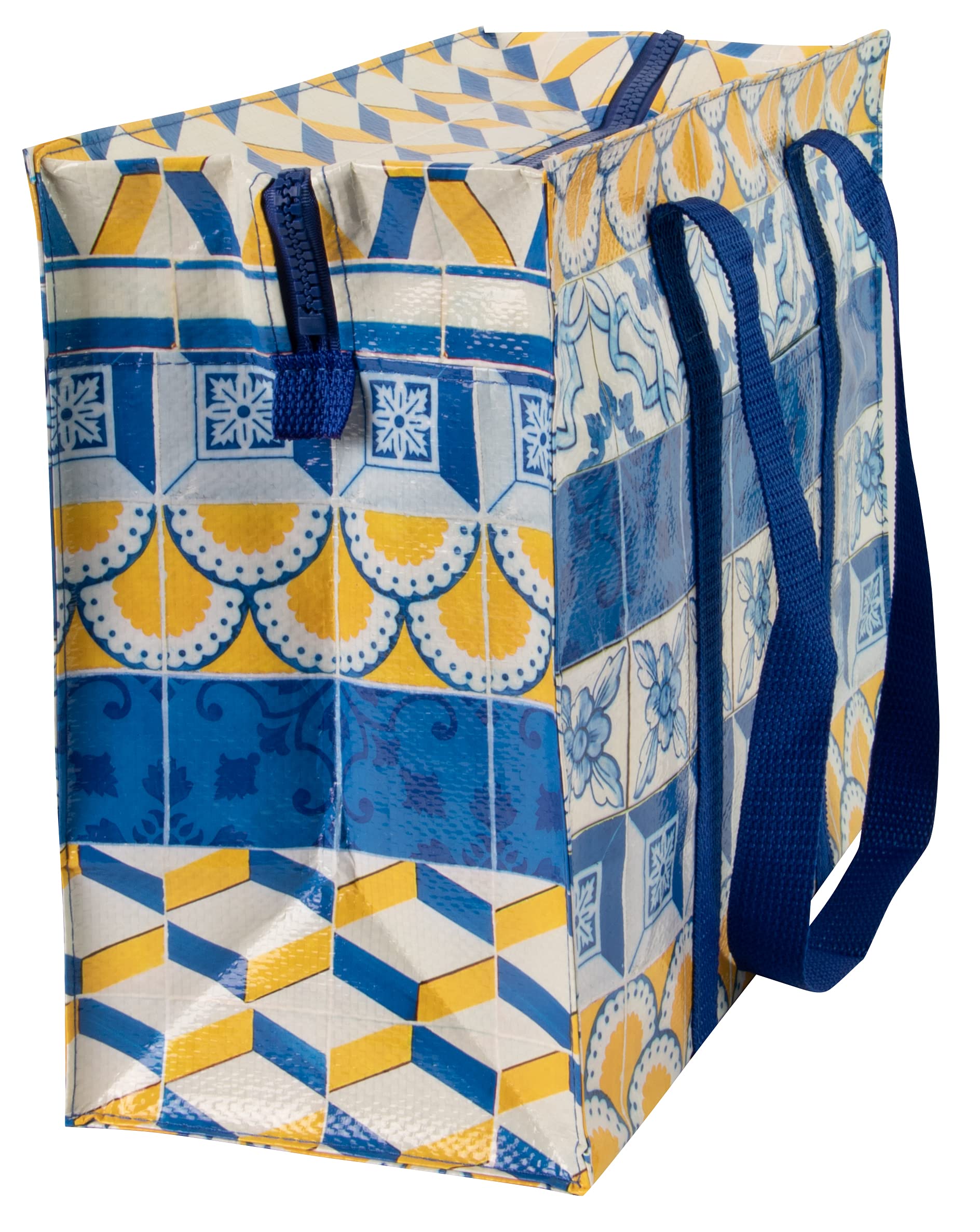BLUE Q Painted Tiles Shoulder Tote, 1 EA