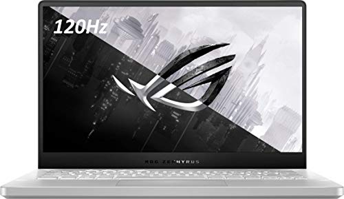 ASUS ROG Zephyrus G14 14" VR Ready 120Hz FHD Gaming Laptop,8Core AMD Ryzen 9 4900HS,16GB RAM,1TB PCIe SSD,Backlight,Wi-Fi 6,USB C,NVIDIA GeForce RTX2060 Max-Q,Win10 (Moonlight White) (Renewed)